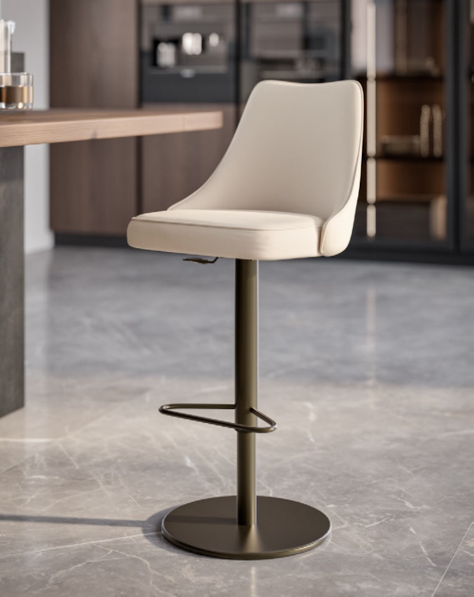 Bontempi Clara Swivel Bar Stool - Quickship Version | Bontempi Casa At Go Modern